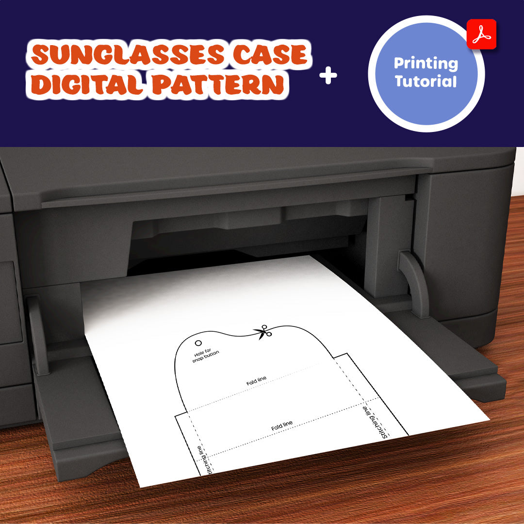Tania Rosas Designs Sewing Pattern for a Cork Sunglasses Case